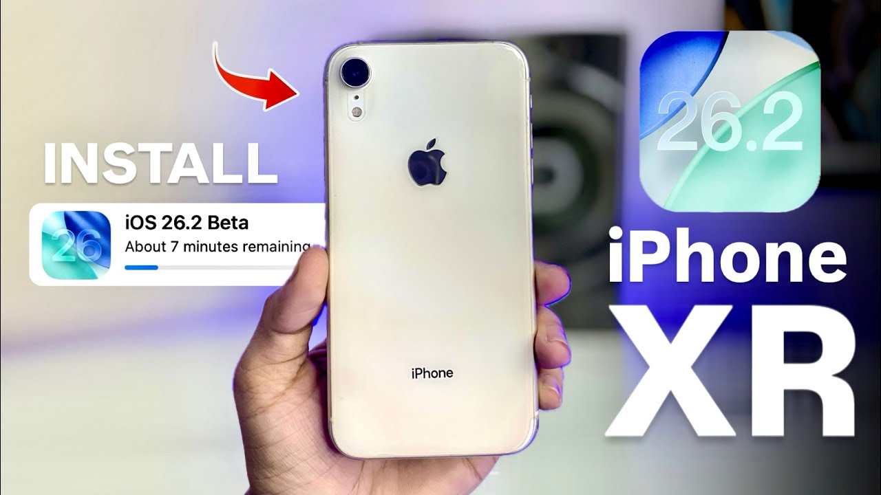 iOS 26.2 Beta on iPhone XR - How to Install & Update iPhone XR on iOS ...