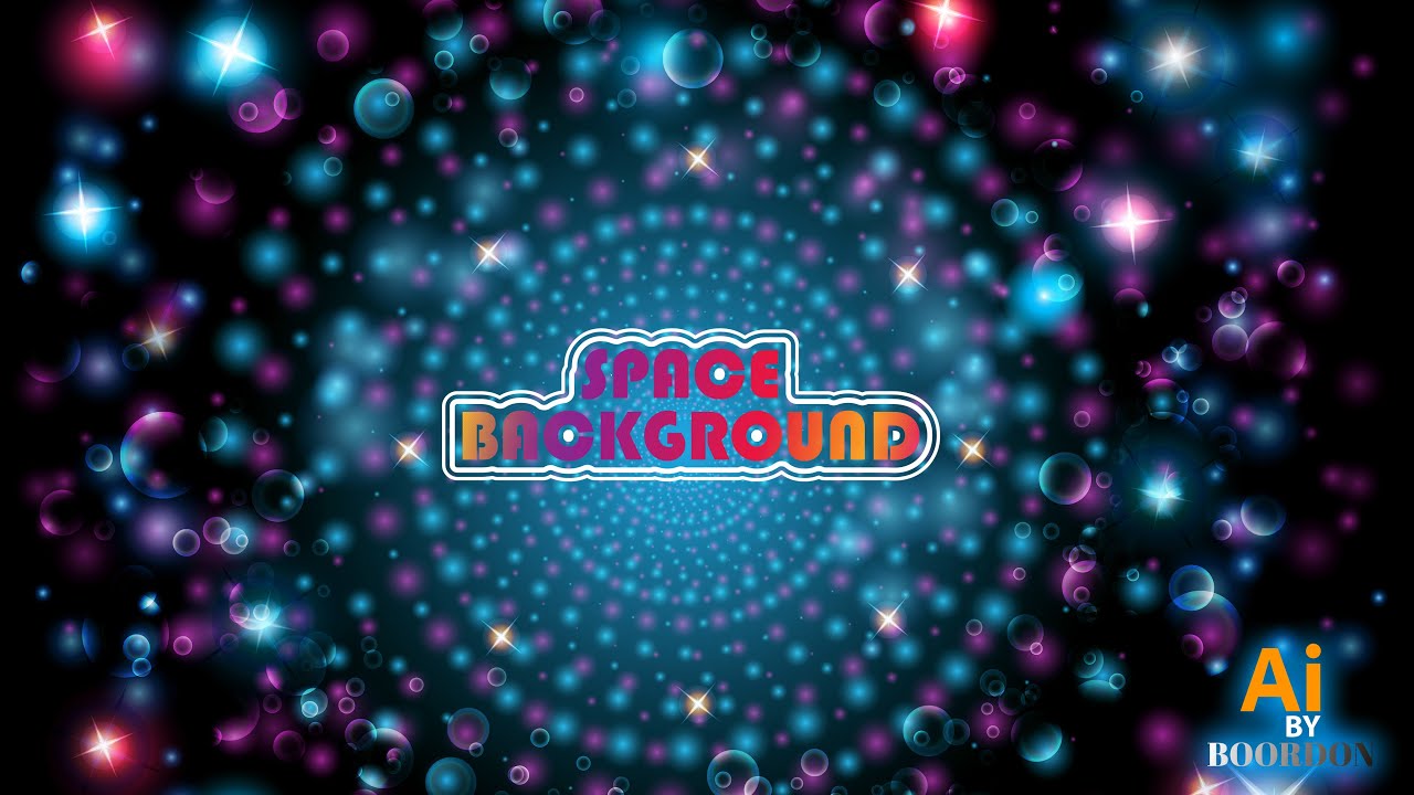 Creating a Dazzling Cosmic Background in Adobe Illustrator | Vector Art ...