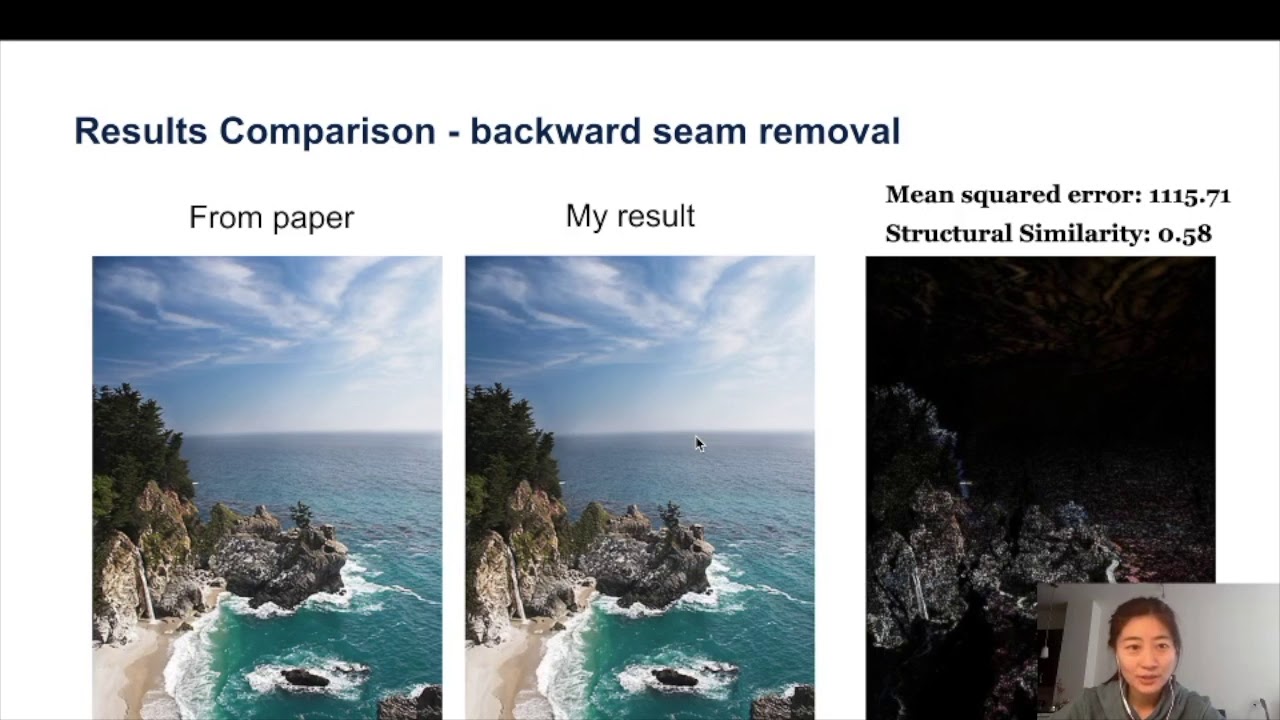 cs6475 miderm presentation - Seam Carving for Content-Aware Image Resizing - YouTube