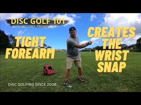 TIGHT FOREARM CREATES THE WRIST SNAP // DISC GOLF 101 - YouTube