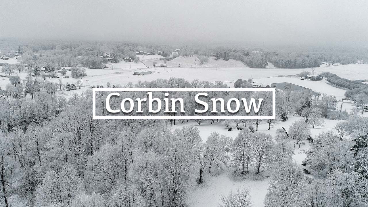 Corbin, Kentucky Snow Drone Video - YouTube
