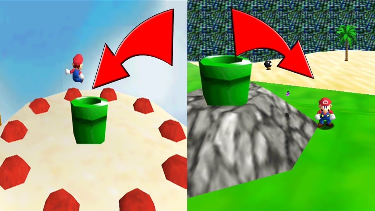Unexplained Wrong Warp In Super Mario 64: Star Road - YouTube