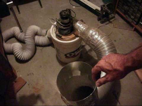How To Make A Homemade Dust Collector - YouTube