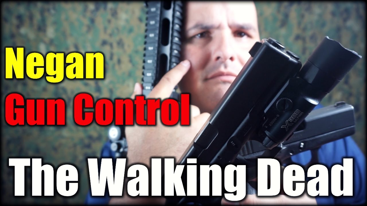 Negan Gun Control| The Walking Dead - YouTube