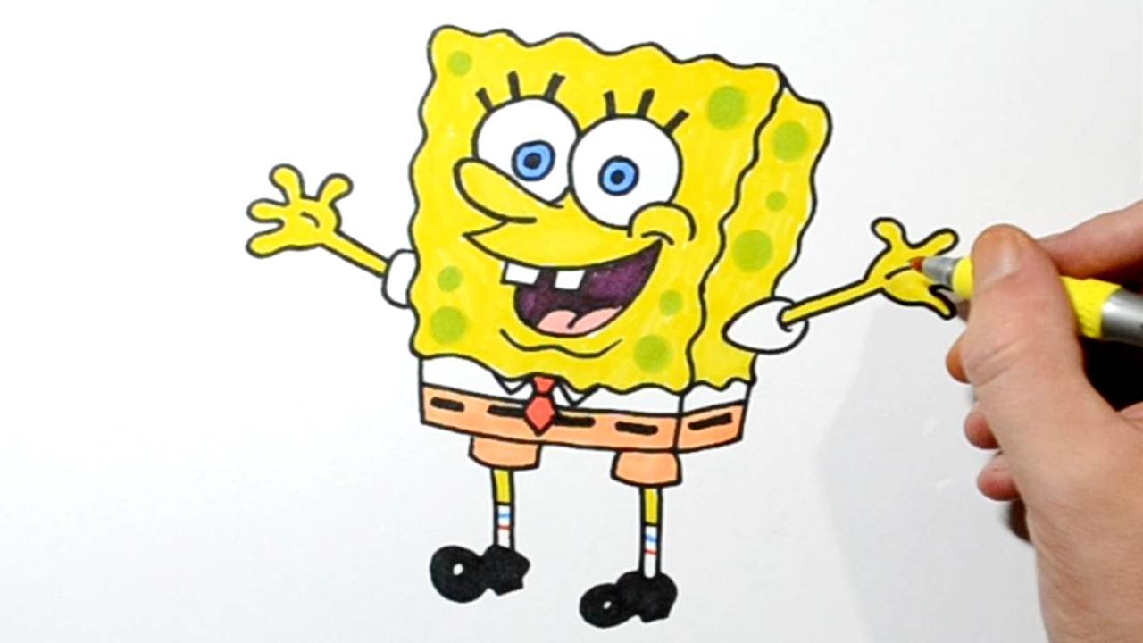 How to Draw Spongebob Squarepants - Toy Toons - YouTube