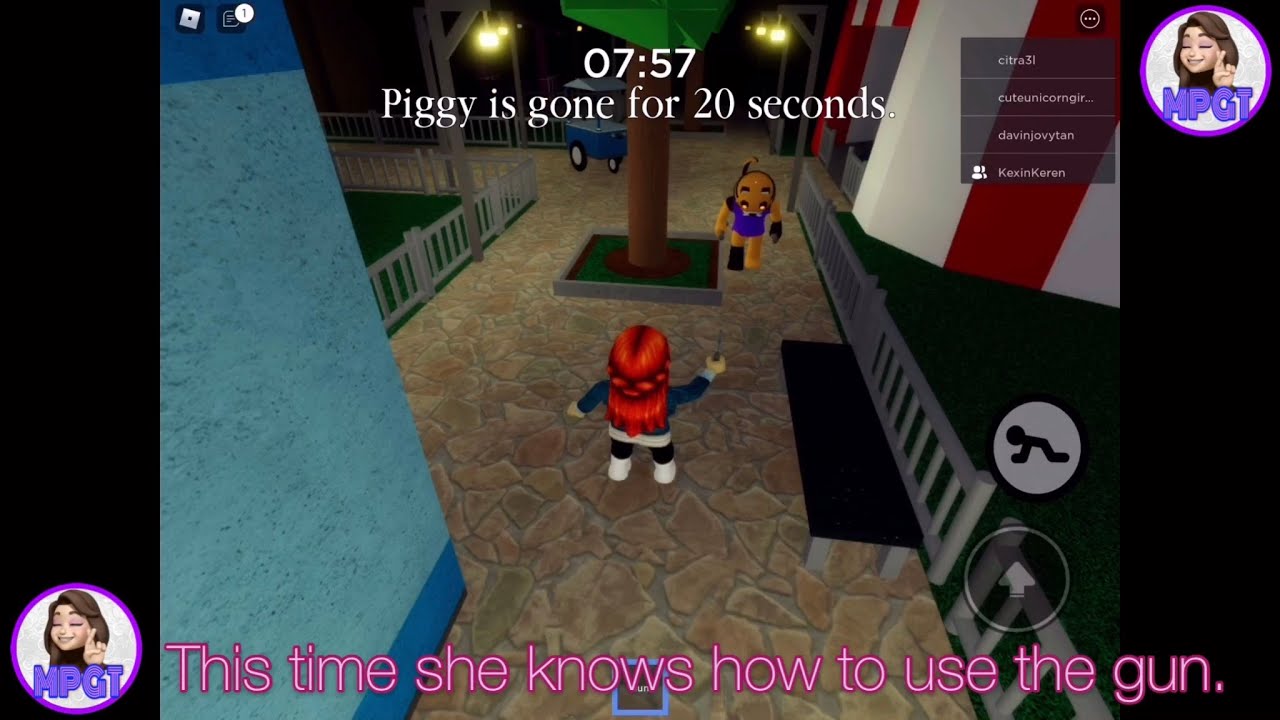 ROBLOX PIGGY When a Noob Tries to Use The Gun - YouTube
