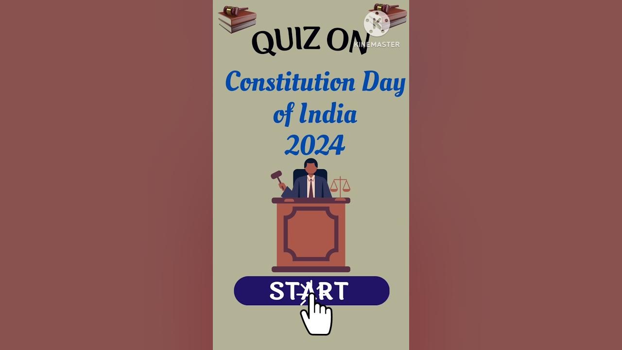 Constitution Day Quiz in English 2024 | Indian Constitution day quiz ...