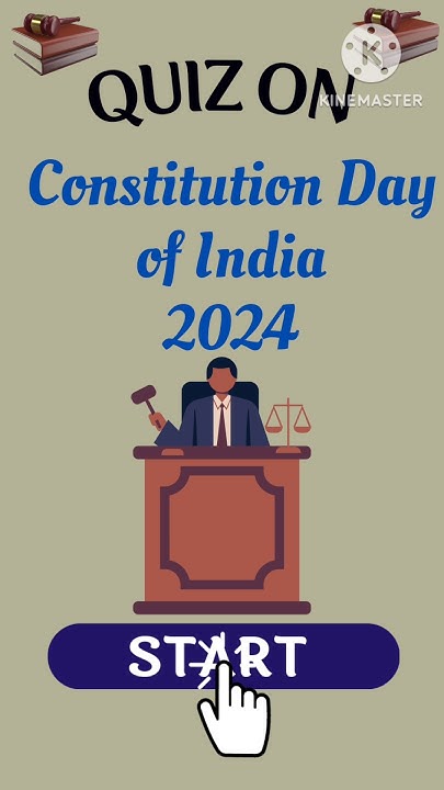 Constitution Day Quiz in English 2024 | Indian Constitution day quiz ...
