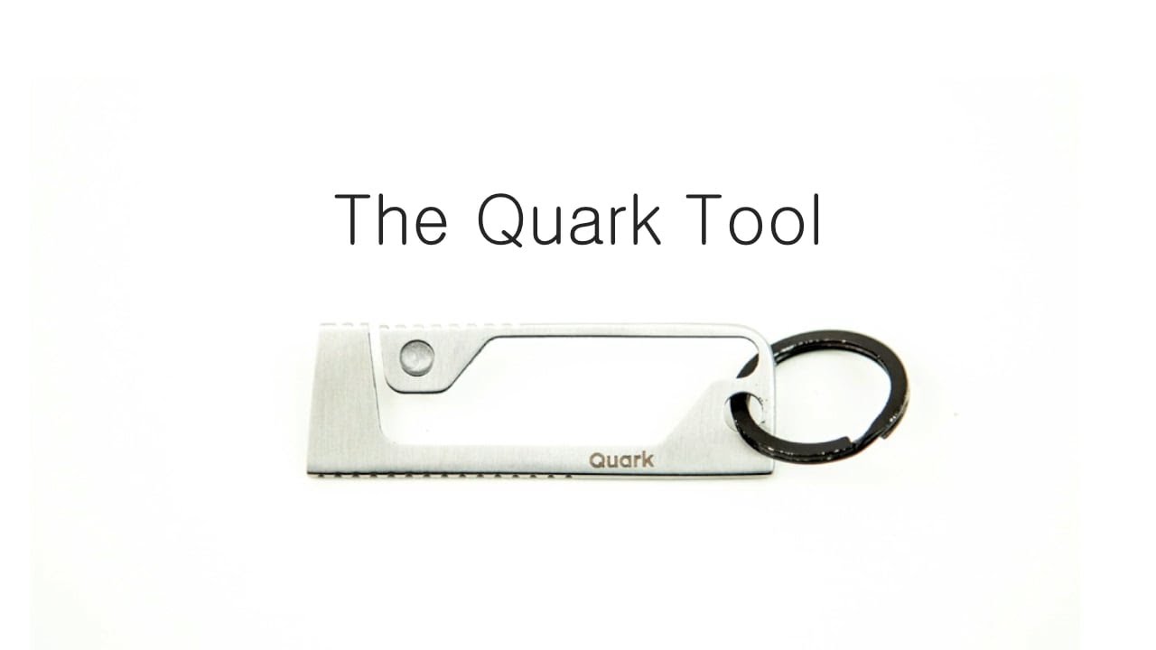 Quark Tool: A utility knife that takes minimalism to a new vanishing ...