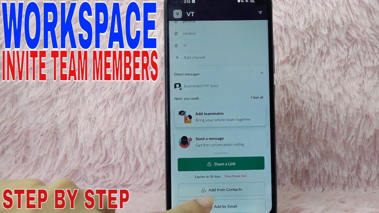 How To Invite Team Members On Slack Workspace 🔴 - YouTube