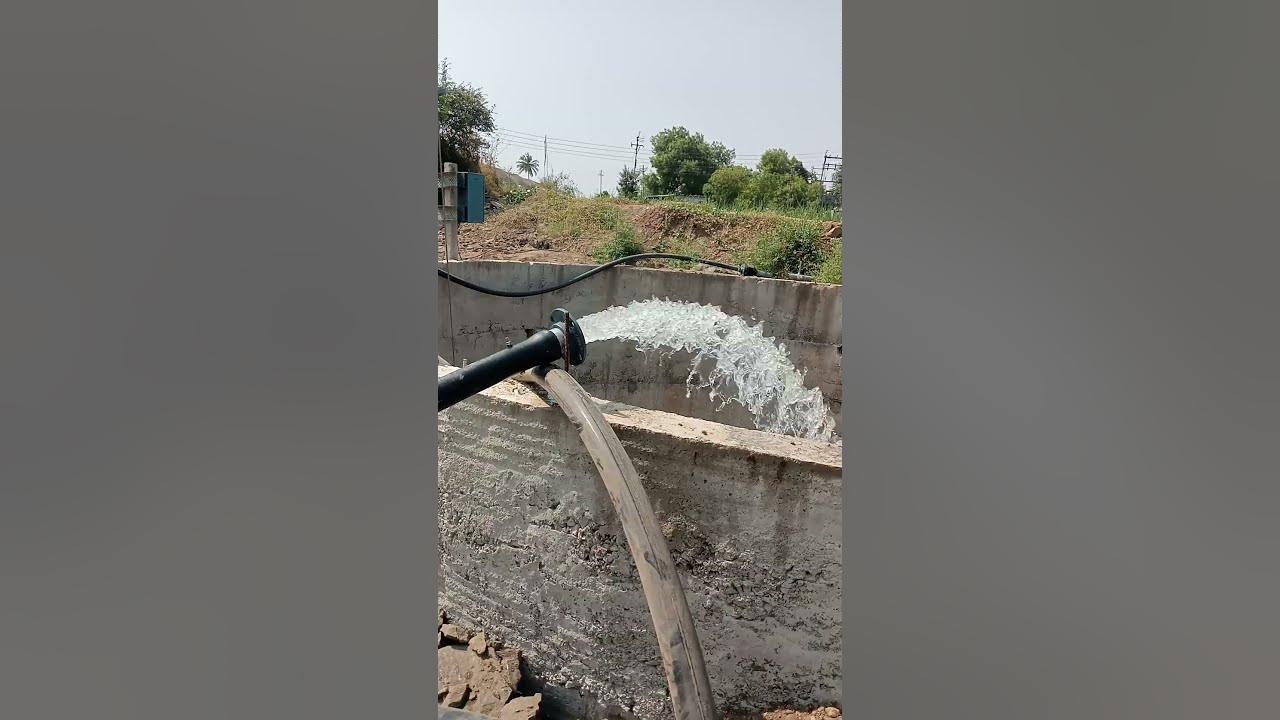 solar pump trial run - YouTube