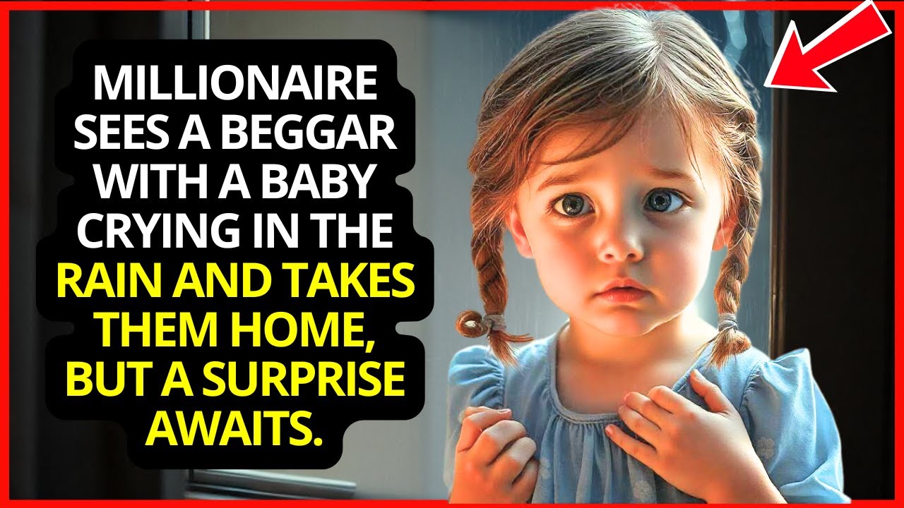 Millionaire Sees A Beggar With A Baby Crying In The Rain And Takes Them ...
