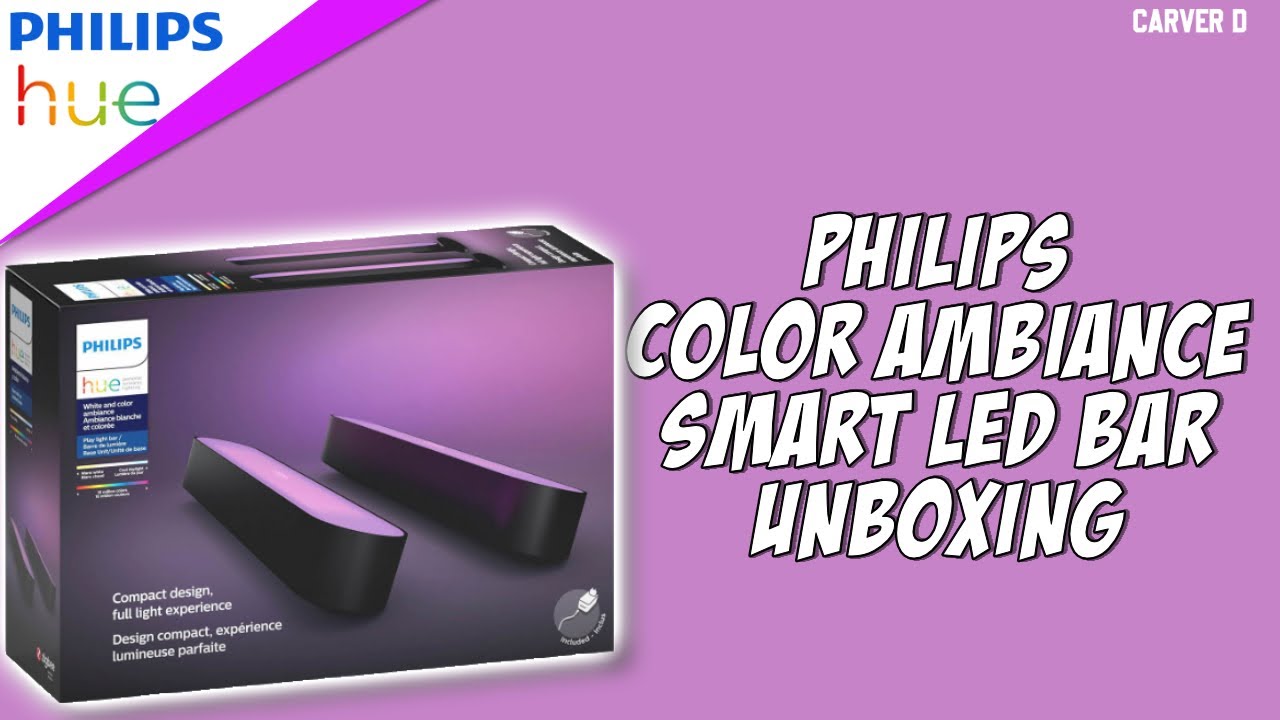 Philips - Color Ambiance Smart LED Bar - unboxing - YouTube