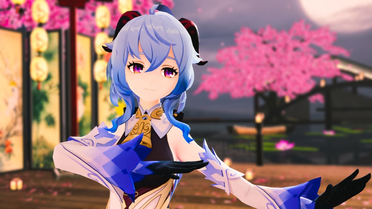 【MMD】Moonlight 月光【Genshin Impact (原神) 甘雨 Ganyu】 - YouTube