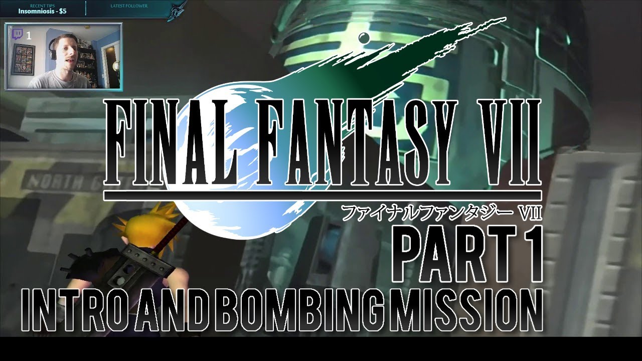 Final Fantasy VII (Custom HD Remaster) Part 1 - Intro and Bombing ...