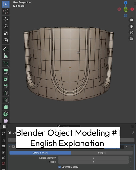 Blender Object Modeling #1 #blender3d#blendertutorial#blendershorts#3dmodeling#blendercommunity ...