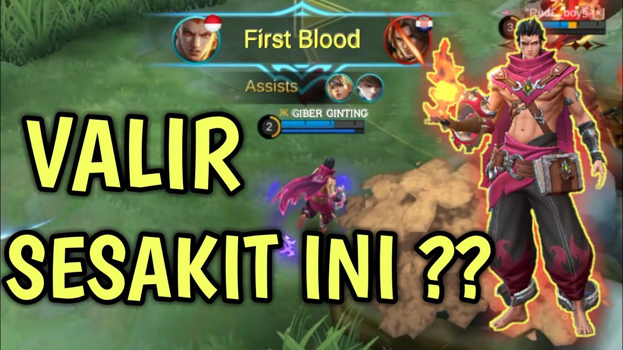 Gameplay Valir Mobile Legends Terbaru - YouTube