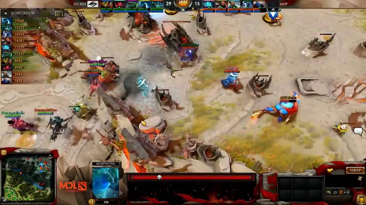 MVP vs Secret Highlights Game 1 | MarsTV Dota 2 League Autumn 2016 Cons ...