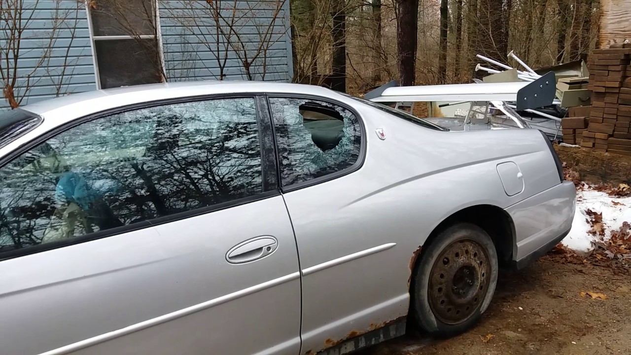 Smashing car window - YouTube