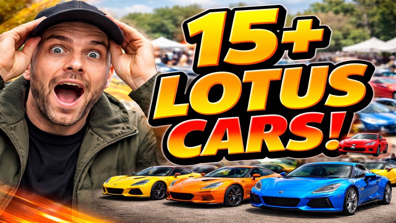 🔥 15+ Incredible Lotus Cars at a UK Car Show 🚗 | 2025 - YouTube