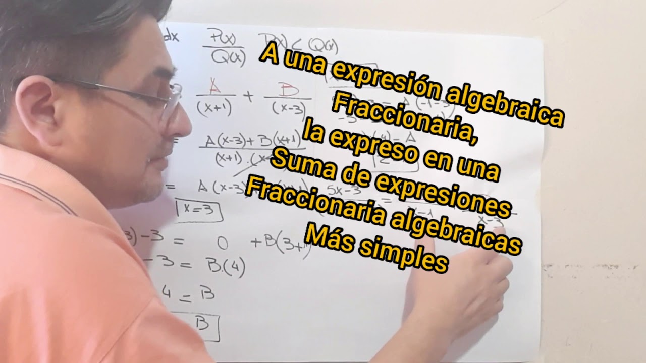 Integrales por el método de fracciones simples - YouTube