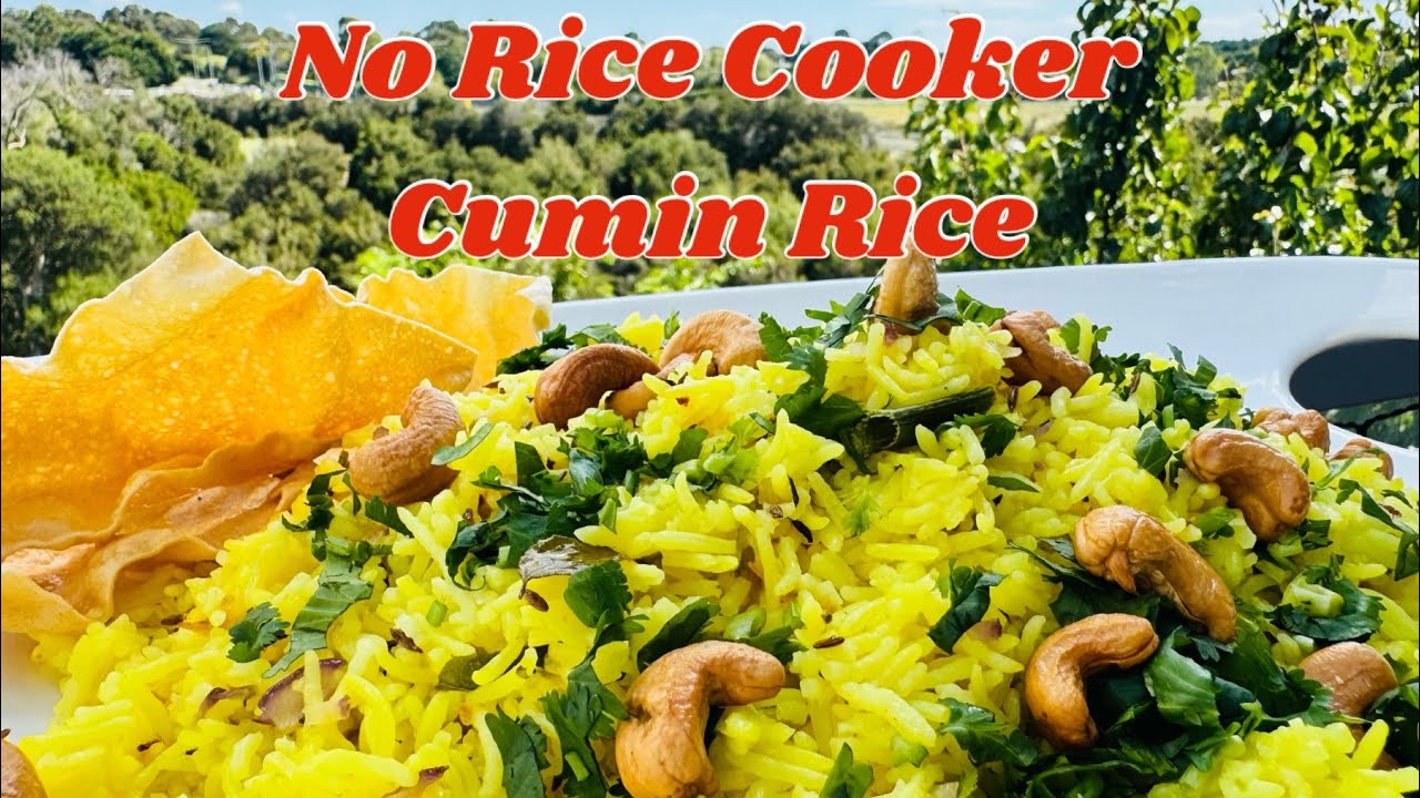 Without Rice Cooker Easy Make Healthy Cumin Rice Easy රයිස්‌ කුකර් ...