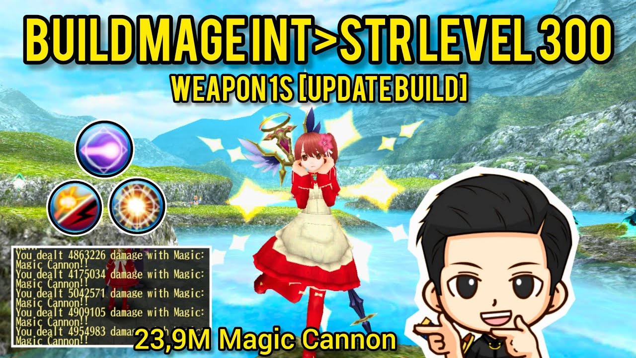 Build Mage INT STR Level 300 Weapon 1S (Update Build) - Toram Online ...