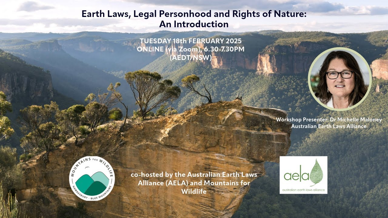 Earth Laws, Legal Personhood and Rights of Nature: An Introduction ...