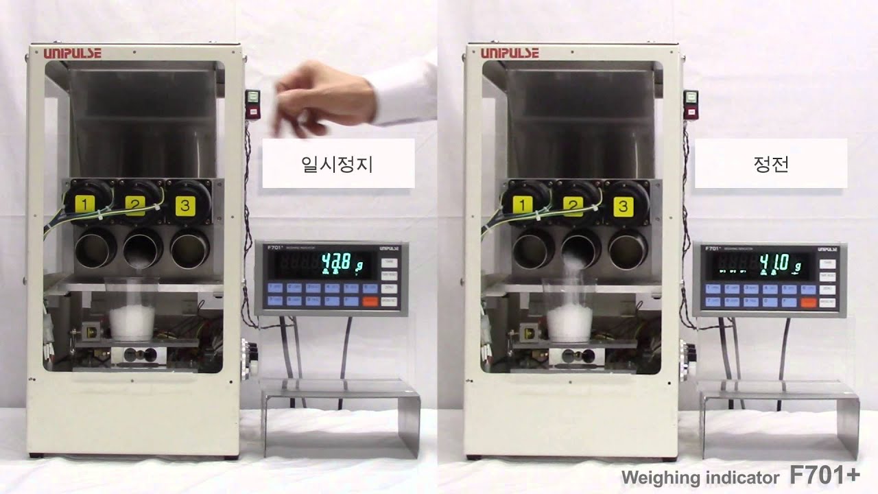UNIPULSE F701 + 고속 · 안정 · 안심 계량의 결정판 - YouTube