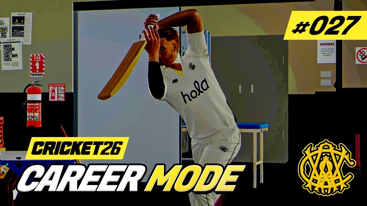 CRICKET 26 | CAREER MODE #27 | 🚨 SHADOW BATTING IN THE DARK 🚨 - YouTube