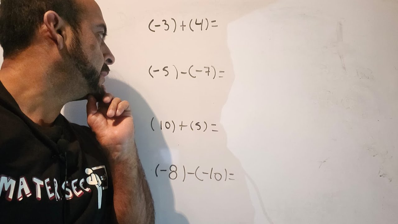 suma y resta de numeros con signo, super rapido y sencillo - YouTube