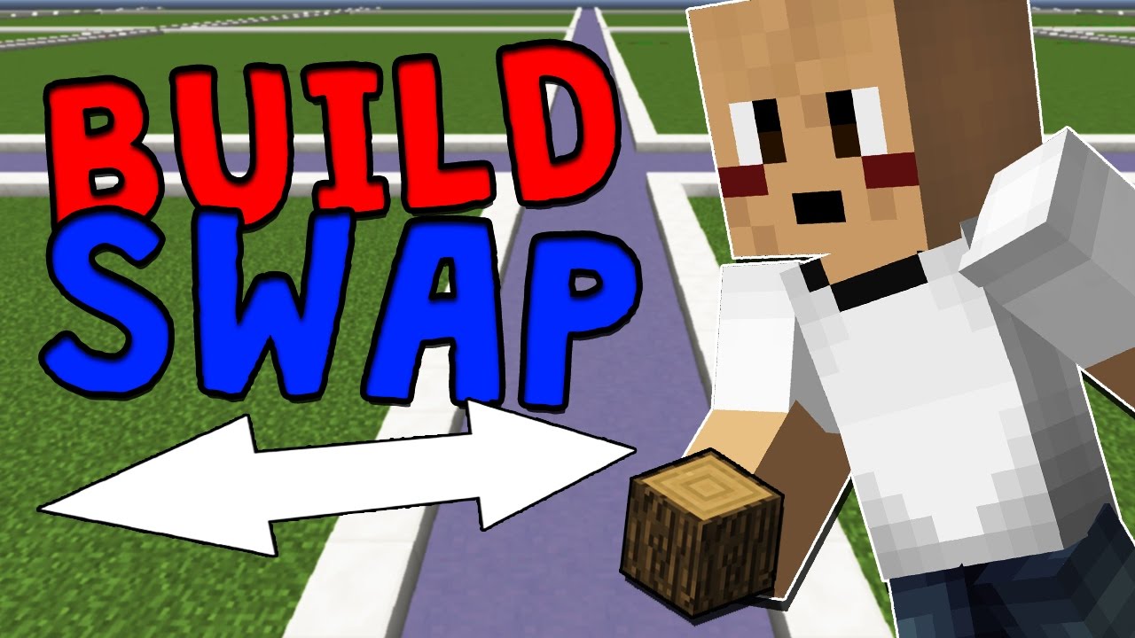 MINECRAFT BUILD SWAP MINIGAME| MY FIRST GAME! - YouTube