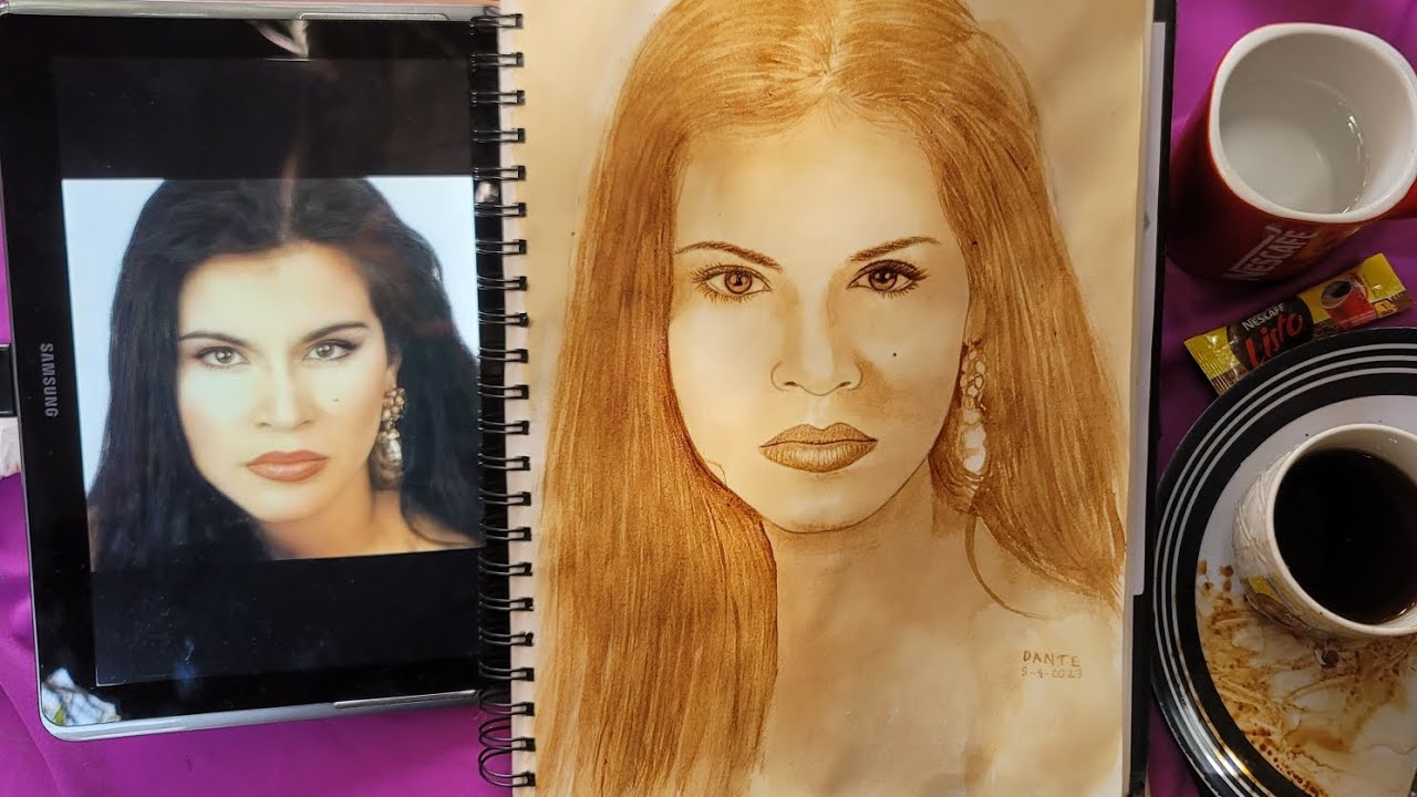 Basta ya //Olga Tañon// #drawing - YouTube