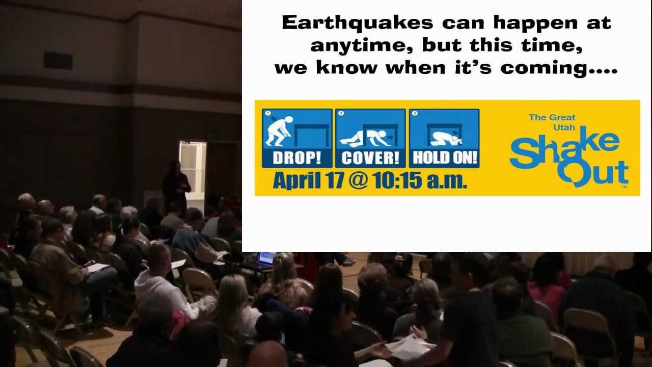 The Great Utah Shake out, are you ready for it? Part 1 of 5 - YouTube