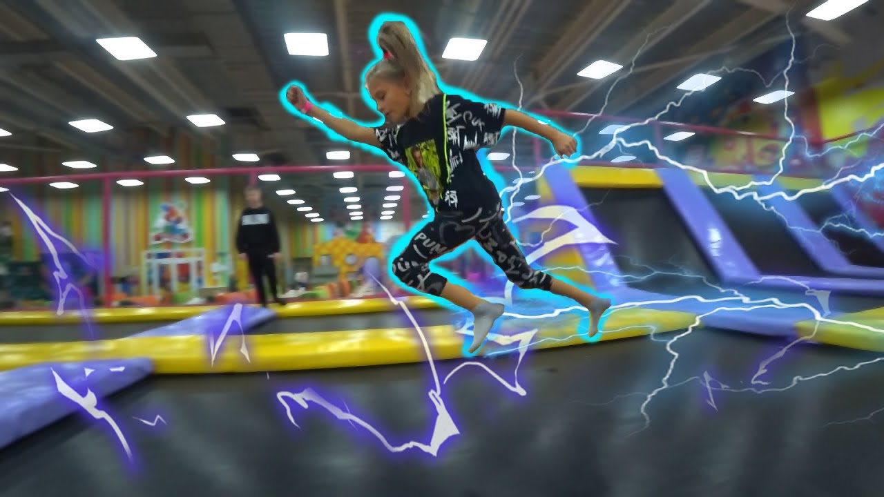 Jumping And Crawling In The Children's Entertainment Center | Video For ...