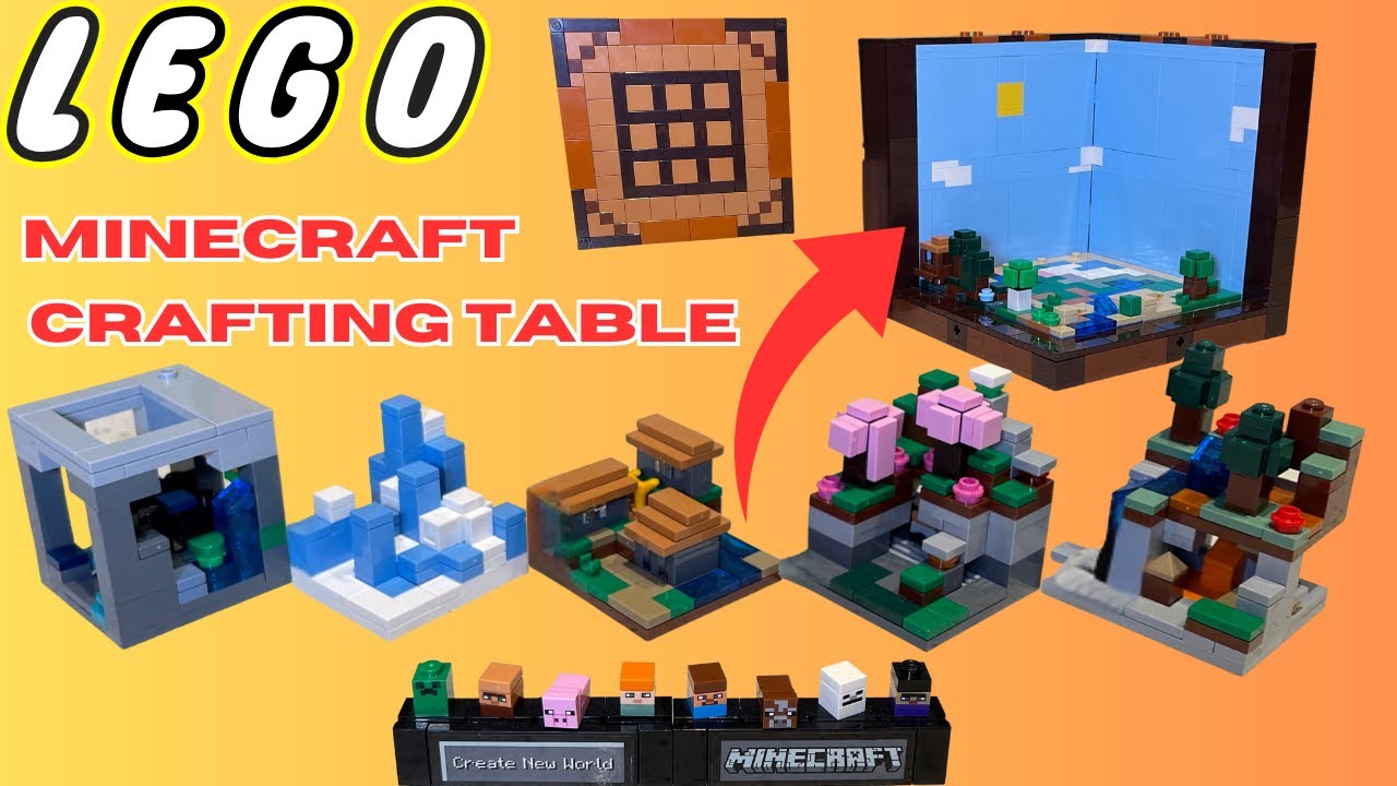 Dreaming of a Perfect LEGO MINECRAFT CRAFTING TABLE (Review in detail ...