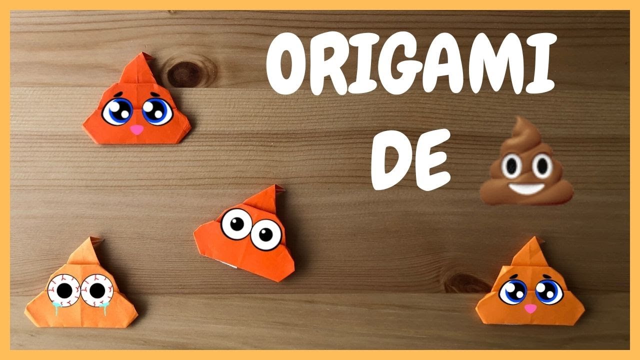 ORIGAMI DE CACA - ¡Haz reír a tus amigos! うんち / poop - YouTube