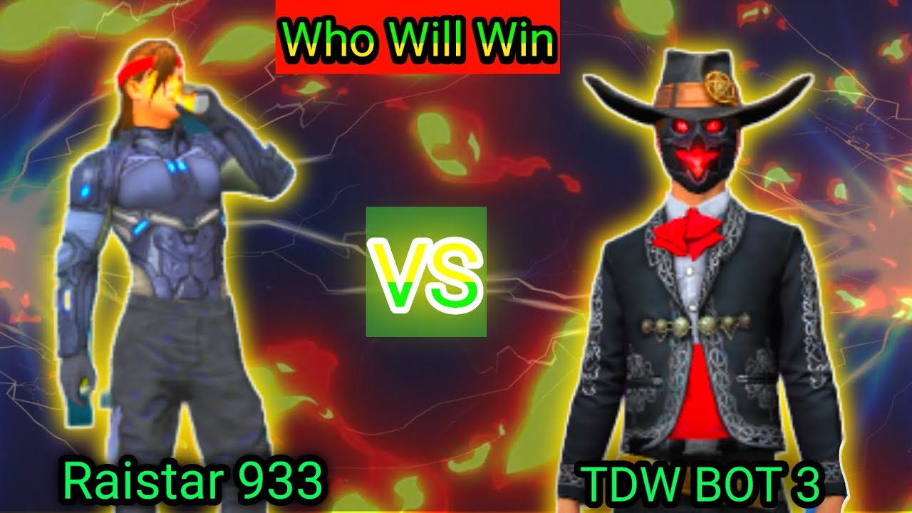 Raistar 933 VS TDW BOT 3 1vs1 game play🔥 garena free fire🔥 bapi gaming 999 - YouTube