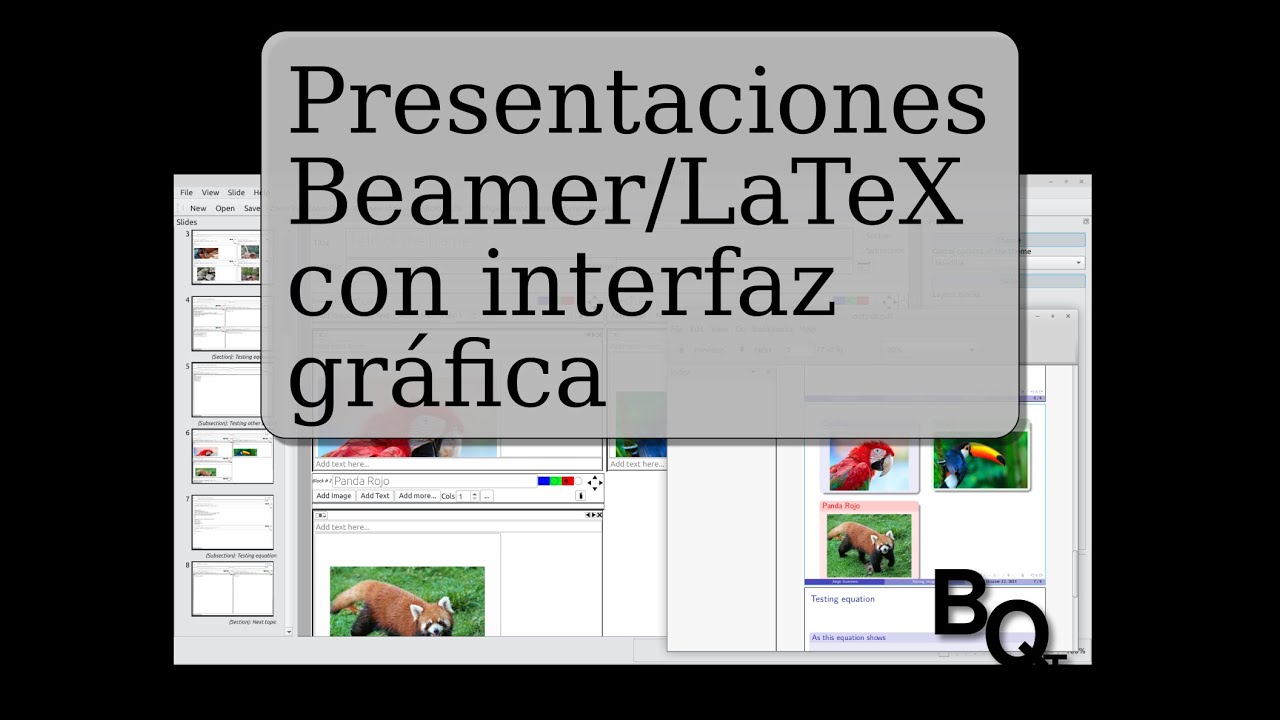 Crear presentaciones Beamer/LaTeX visualmente sin escribir código ...
