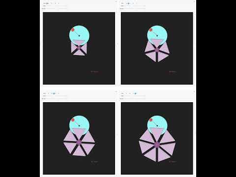 Geneva Mechanisms with 4, 5, 6, and 7 Slots: Animations Created with Wolfram Mathematica - YouTube