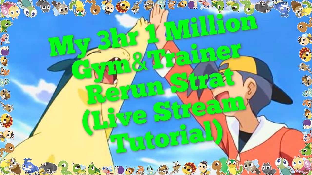 1 Million+/3hrs!! Gym & Trainer Rerun Guide - My best money method ...