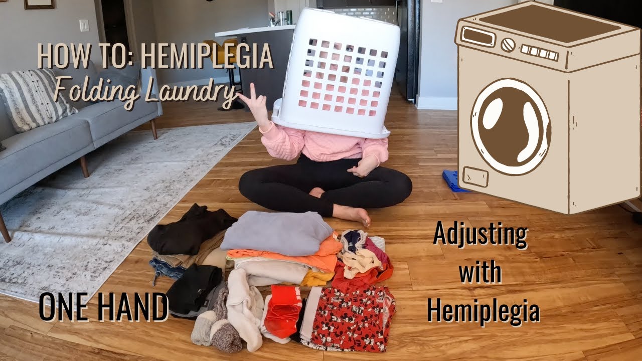 Folding Laundry with ONE ARM | Shaelyn - YouTube