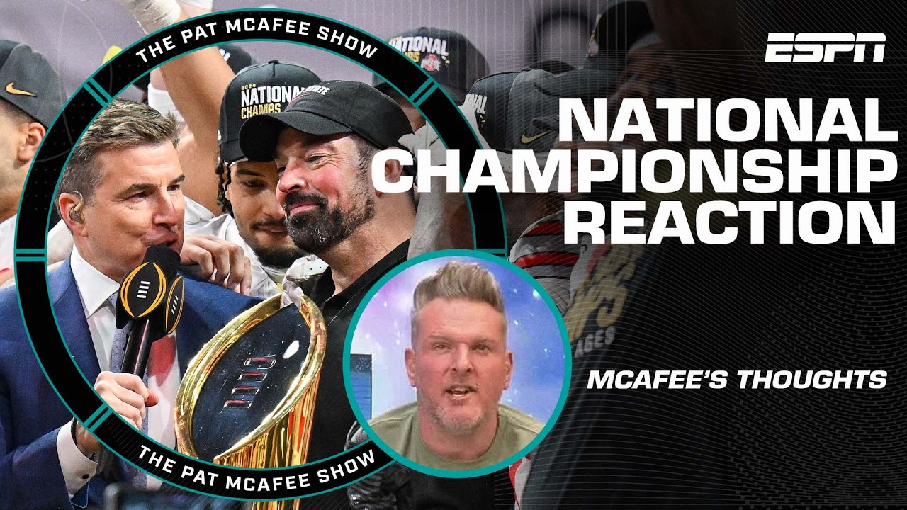 IT’S A NEW DAY 😤 Pat McAfee’s FULL REACTION to Ohio State’s national title win 🏆 | Pat McAfee ...