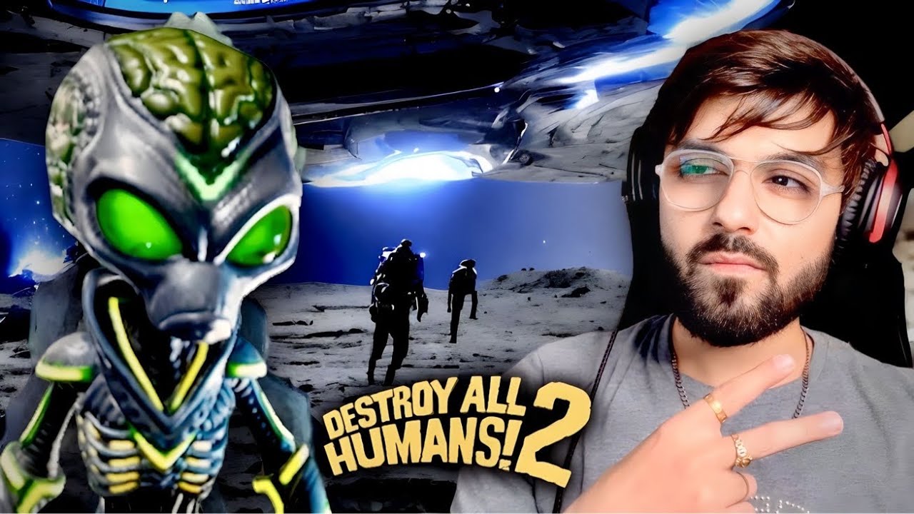 ALIEN CRYPTO CHANGES SKIN 👺👽|| DAY 4 ||DESTROY ALL HUMANS 2|| RAHUL ...