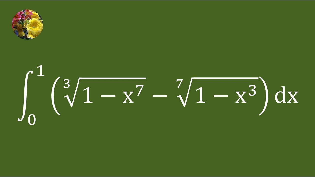 Method II : Definite integral of an inverse function - YouTube