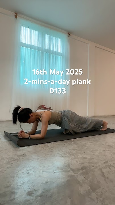 2 mins a day plank D133 - YouTube