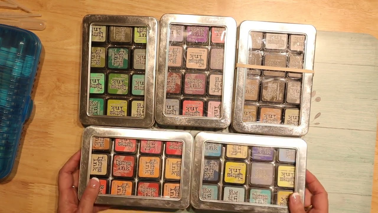 Store UPDATE and More DESTASHING, Ink Pads, Dylusions, markers, tape ...