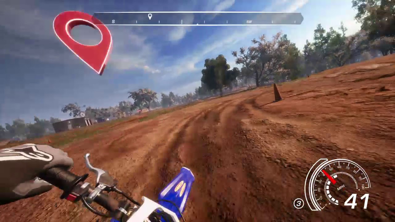 MX vs. ATV all out goat farm turn track 2 laps - YouTube