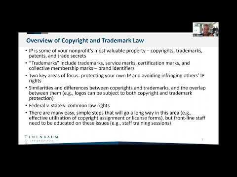 Copyrights and Trademarks: Everything Your Nonprofit and Nonprofit Clients Need to Know - YouTube