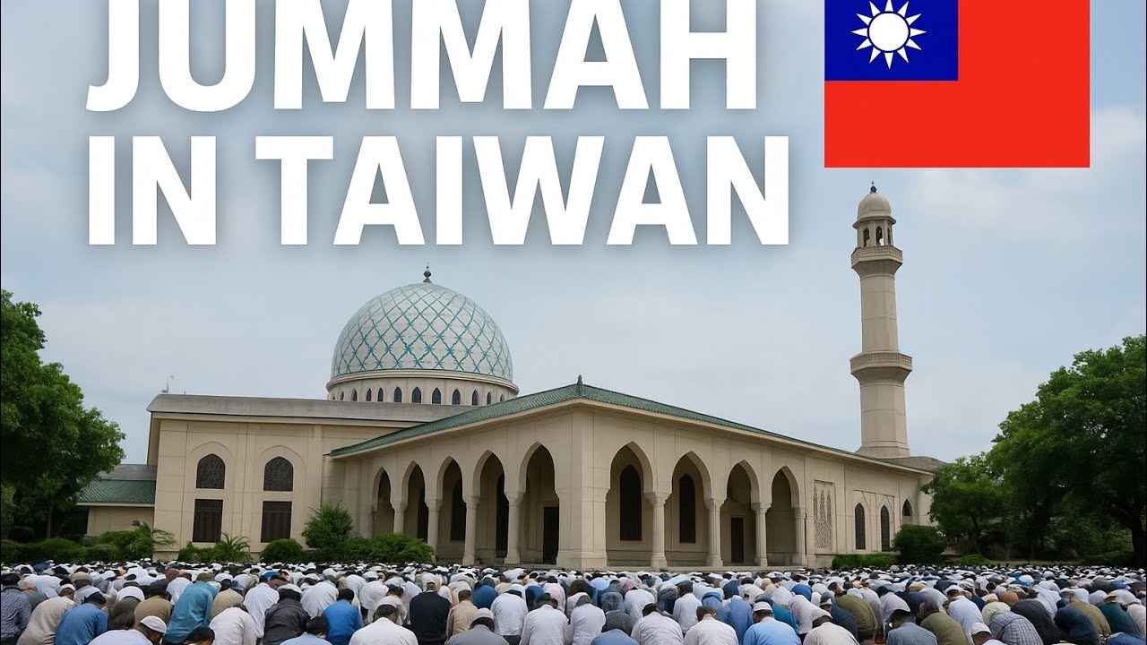 “Jummah Prayers at Taiwan’s Largest Mosque 🕌 | Taipei Grand Mosque ...